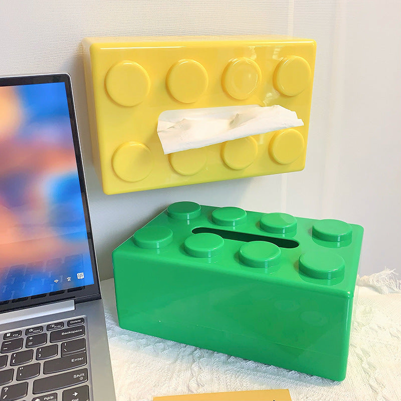Lego Inspired Tissue Box Cover – Vivid Divergence